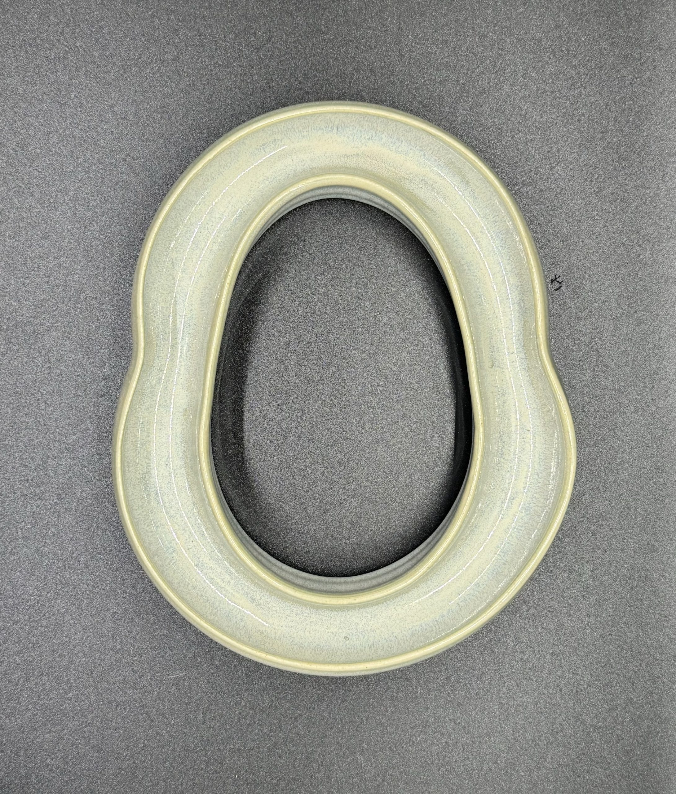 Medium Floating Celadon Lei Shape Vase - Hawaiian Lei Vases